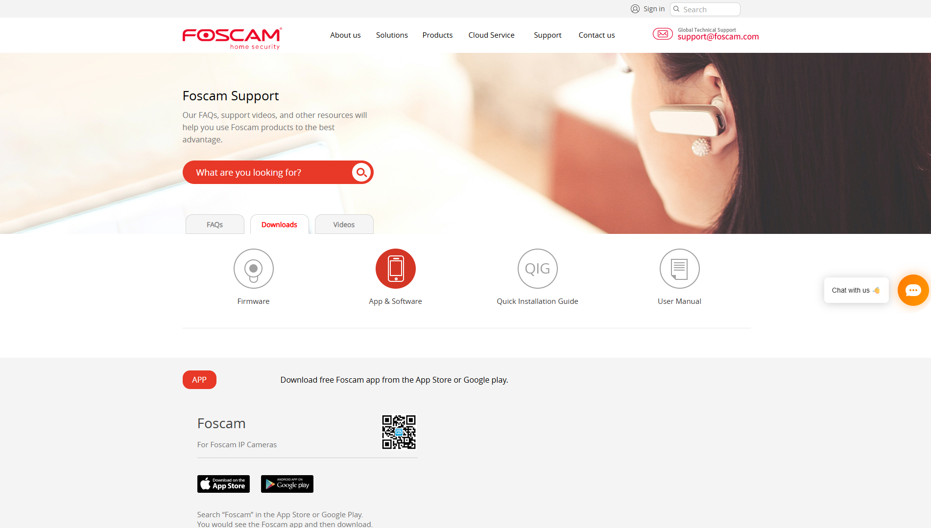 Software for configuring the camera - Video Management Software (VMS)